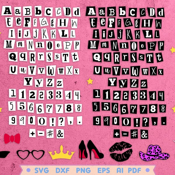 Scrapbook Letters - Etsy