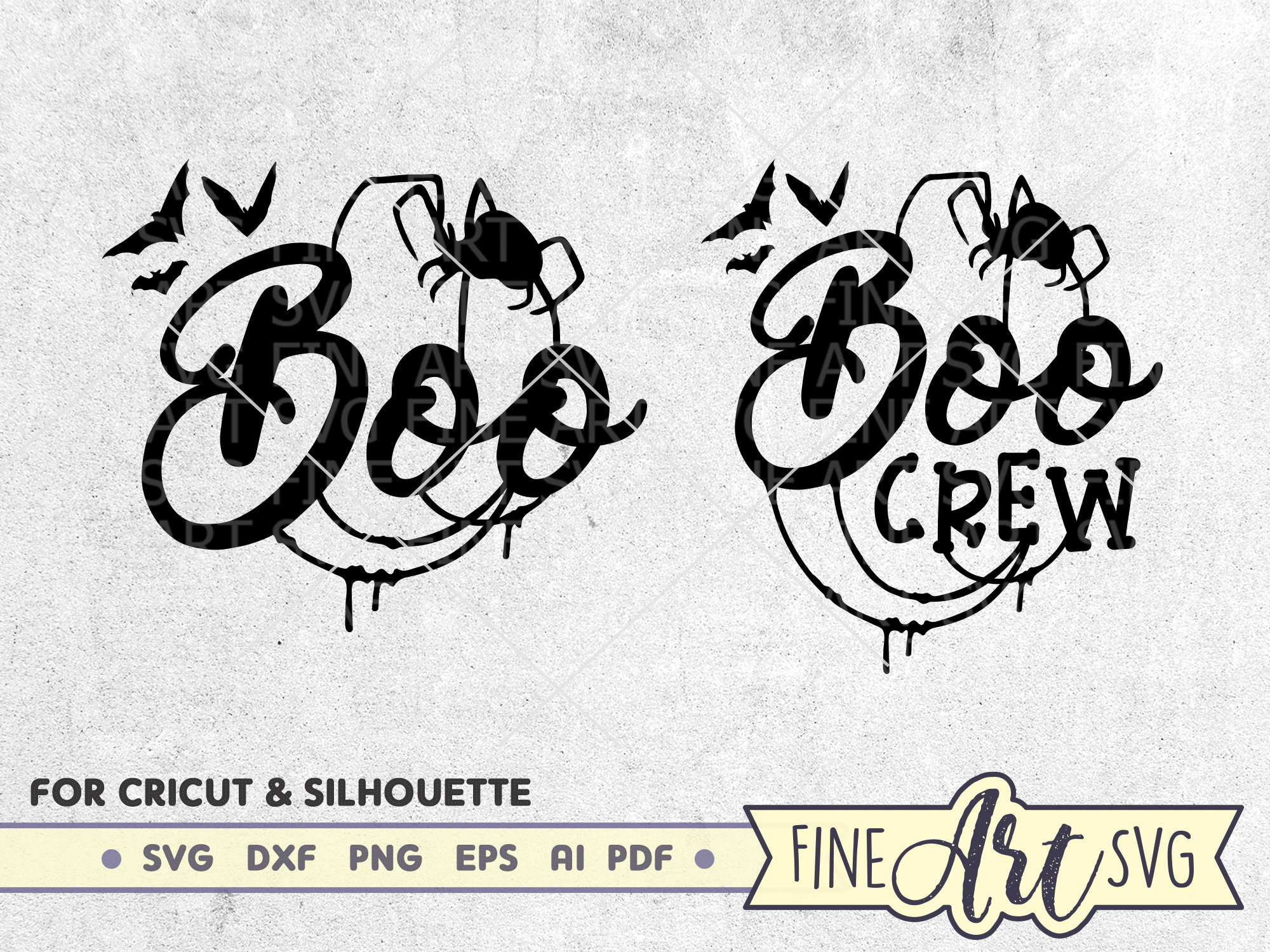 Boo SVG File Boo Crew SVG Halloween Shirt Svg Design Fall - Etsy