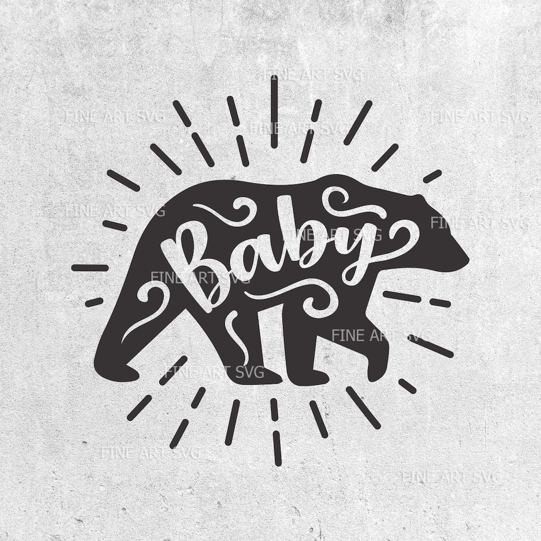 Baby Bear Svg, Baby Svg, Family Bear Svg, Bear Svg, Baby Shirt Svg, Svg ...