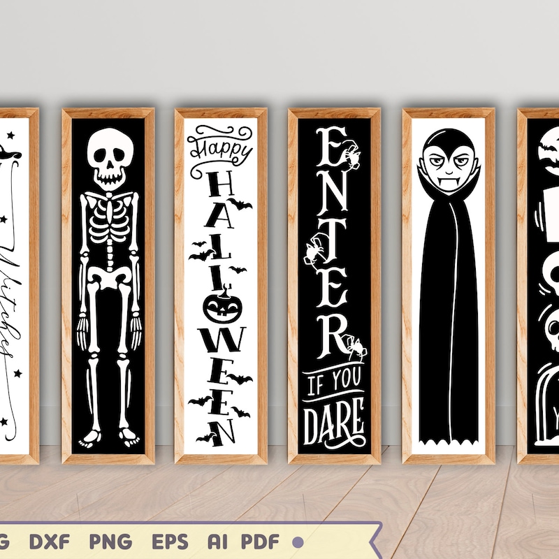 Halloween Porch Sign - Etsy