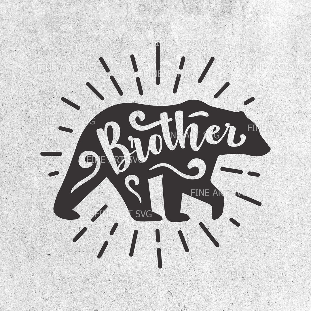 Brother Bear Svg, Brother Bear, Bear Svg, Brother Svg, Family Bear Svg ...