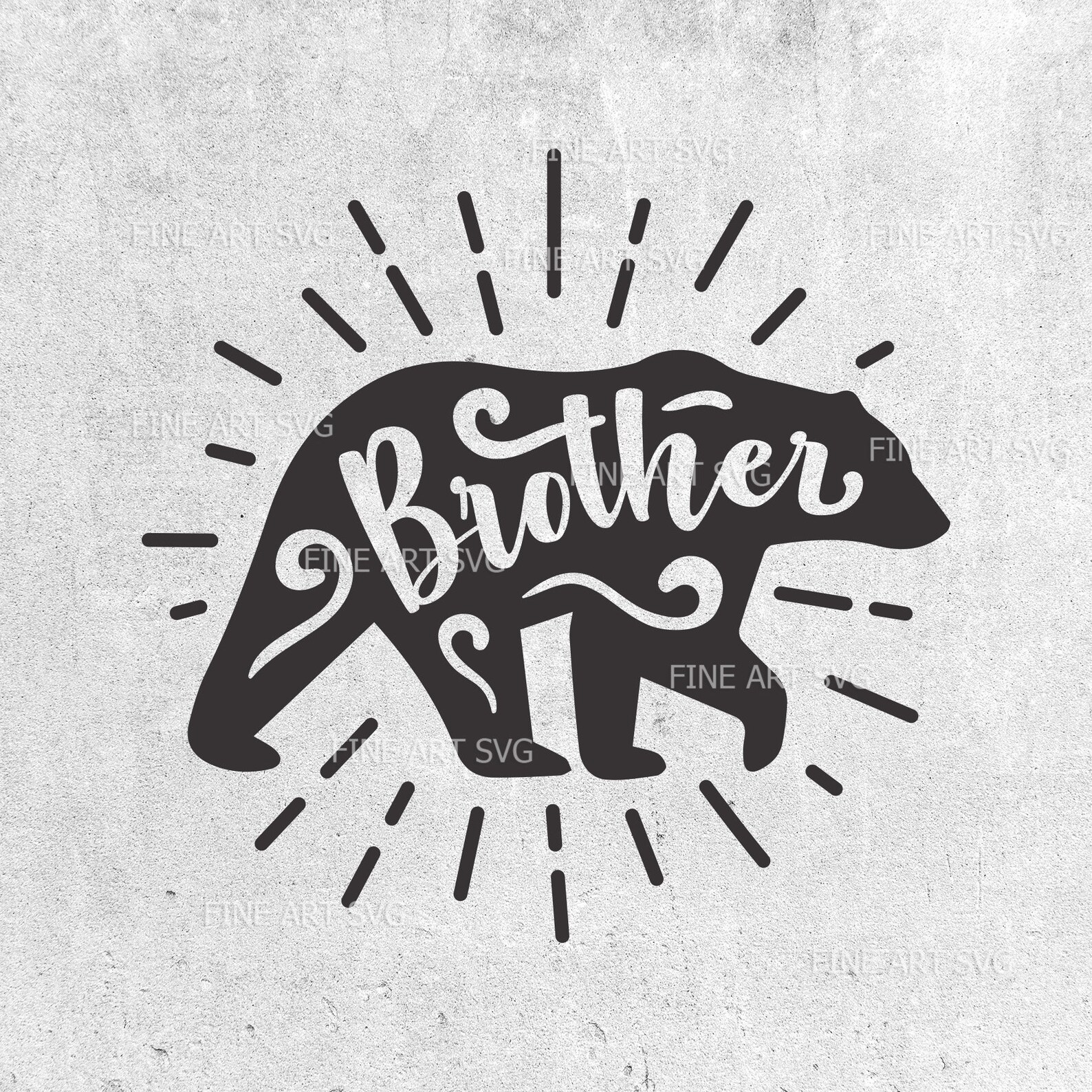 Brother Bear Svg Brother Bear Bear Svg Brother Svg Family - Etsy