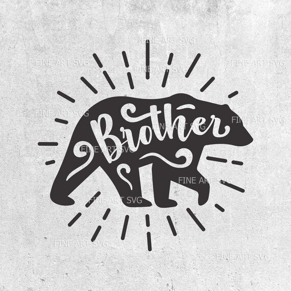 Brother bear svg Brother bear Bear svg Brother svg Family - Etsy México