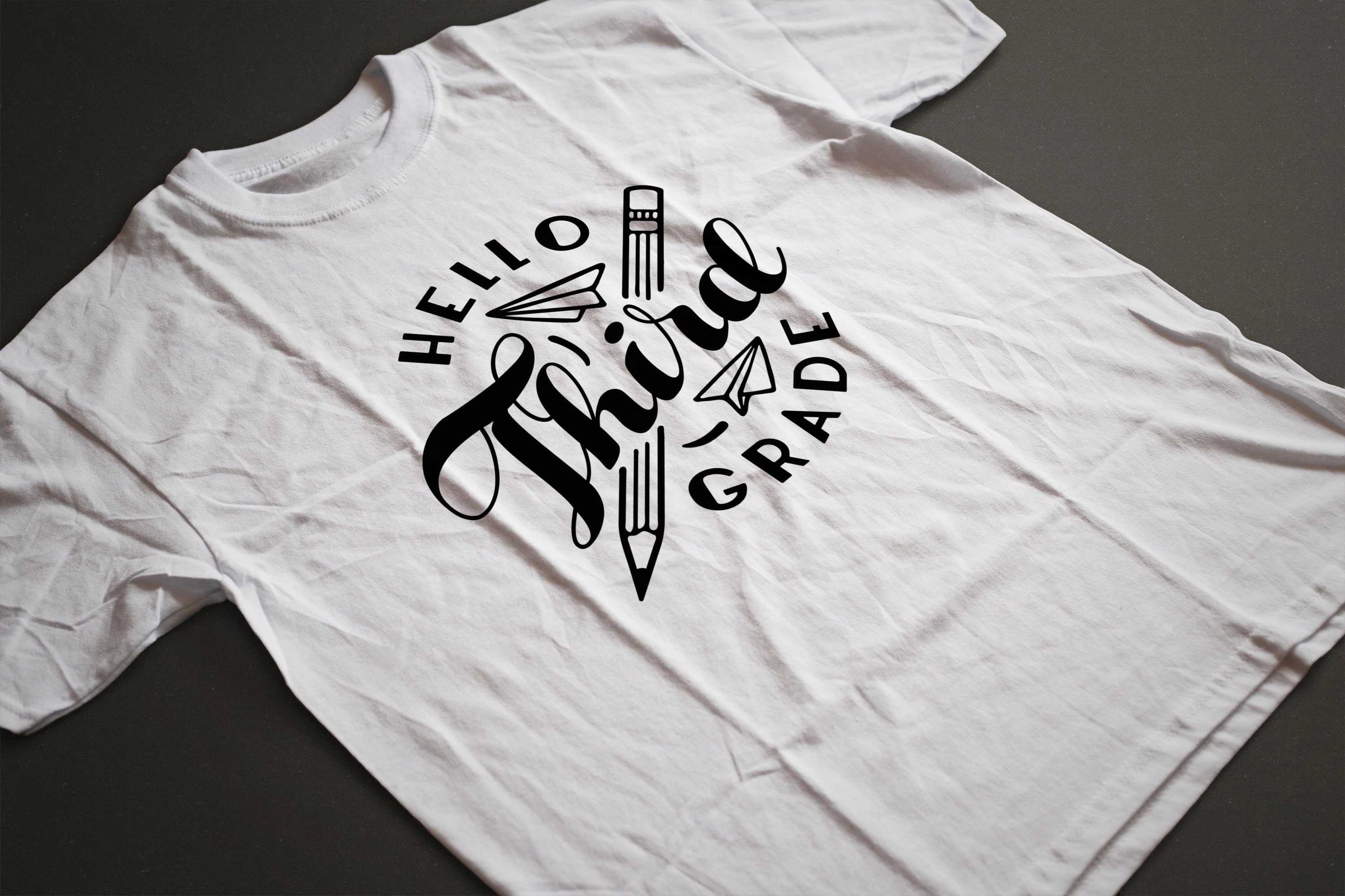 Hello Third Grade Svg Back to School Svg School Svg 3rd - Etsy