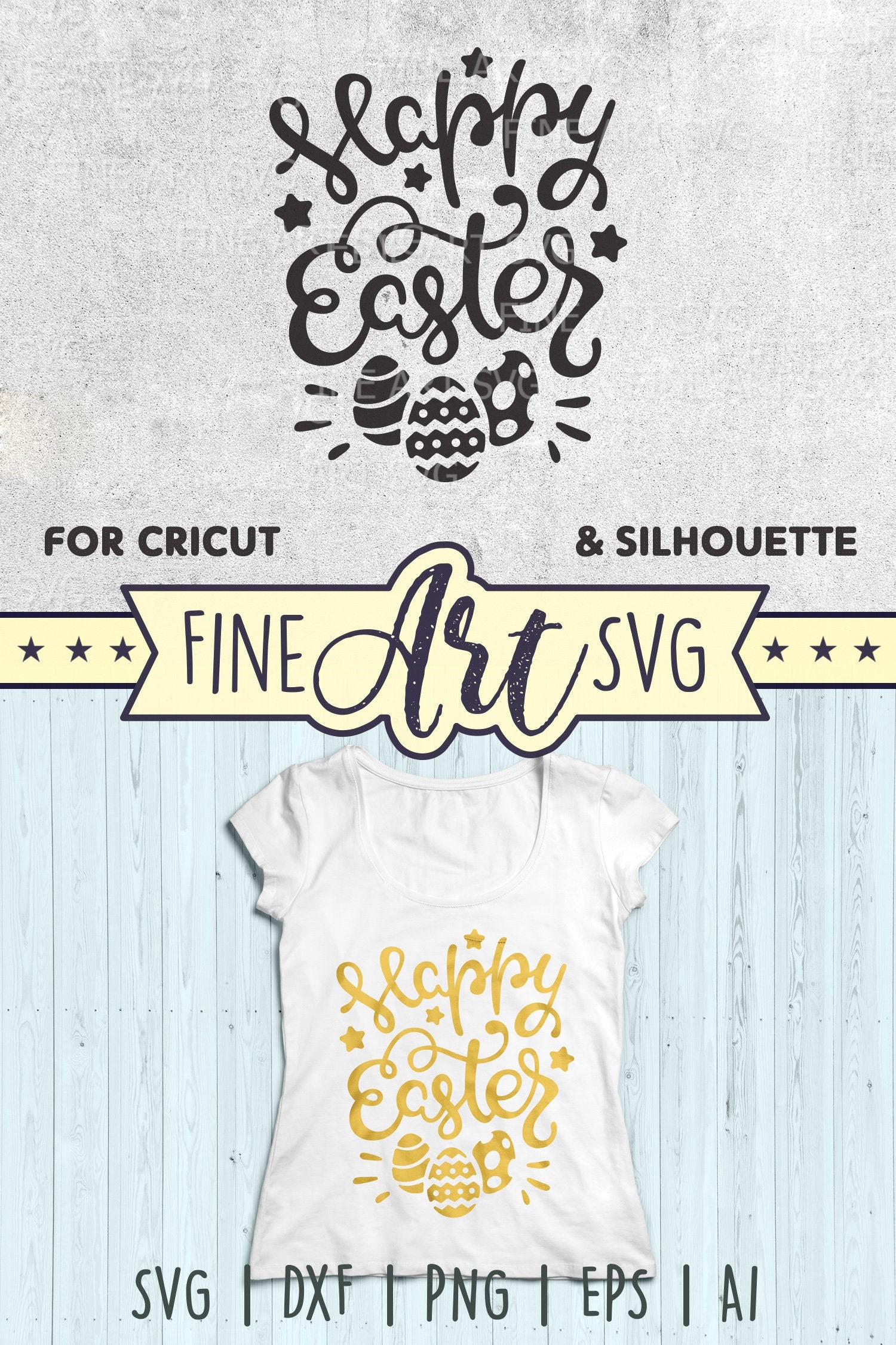 Happy Easter Svg Easter Svg File Easter Decor Svg Easter | Etsy