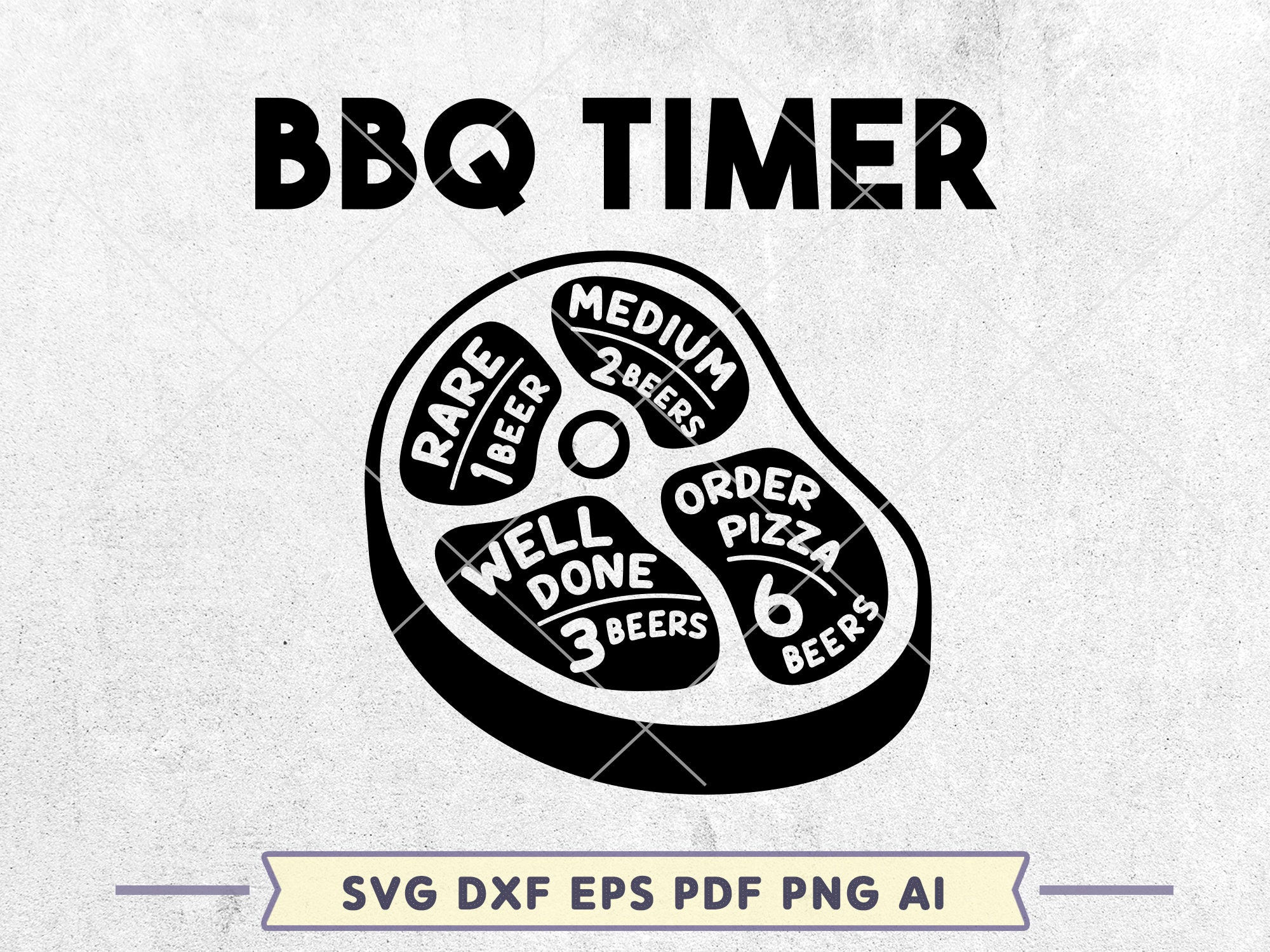 BBQ Timer SVG Cut File Grill Master Svg Funny BBQ Saying - Etsy UK