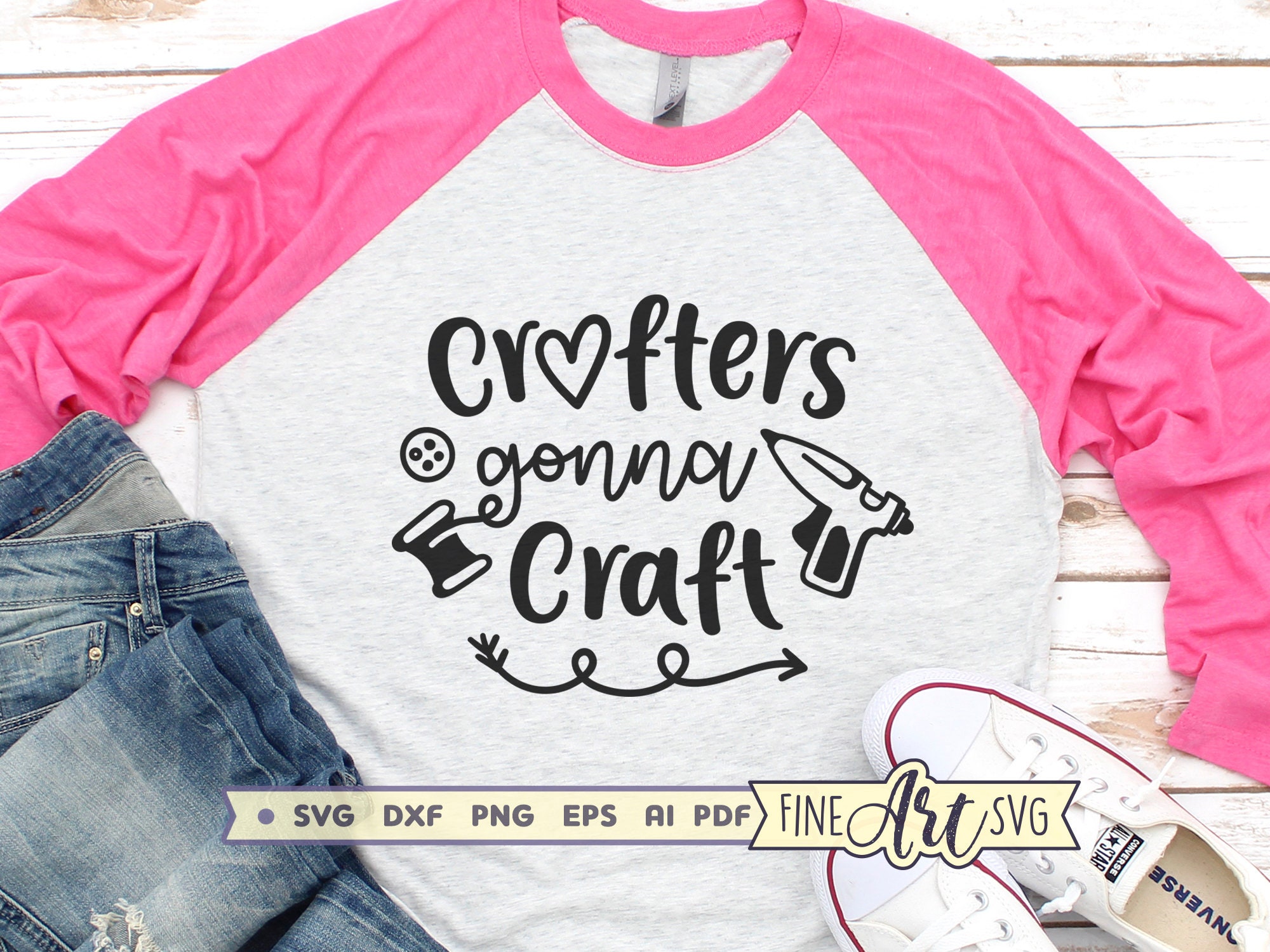 Crafters Gonna Craft SVG Design Crafting Svg Cut File Happy | Etsy