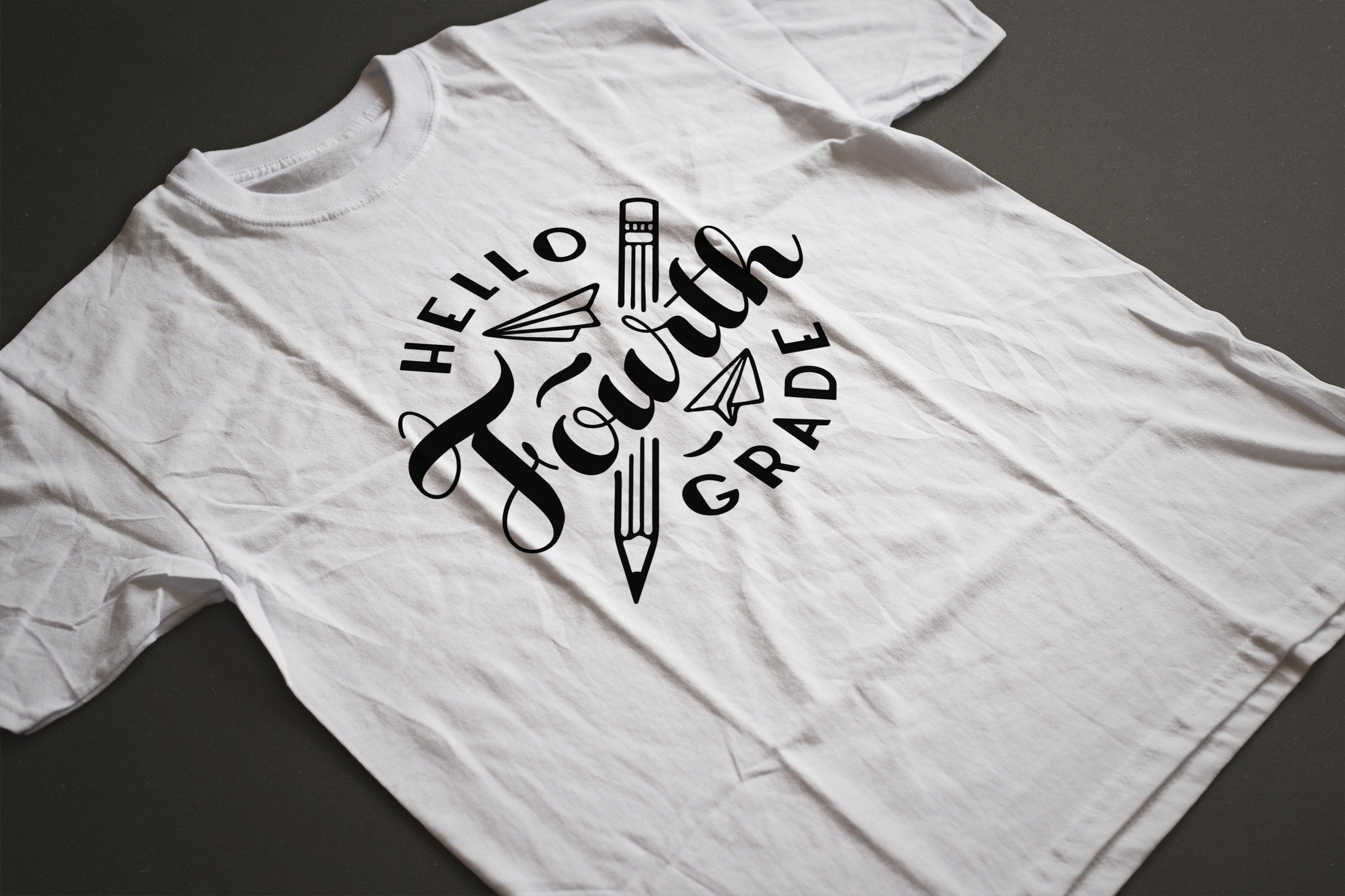 Hello Fourth Grade Svg Back to School Svg School Svg 4th - Etsy