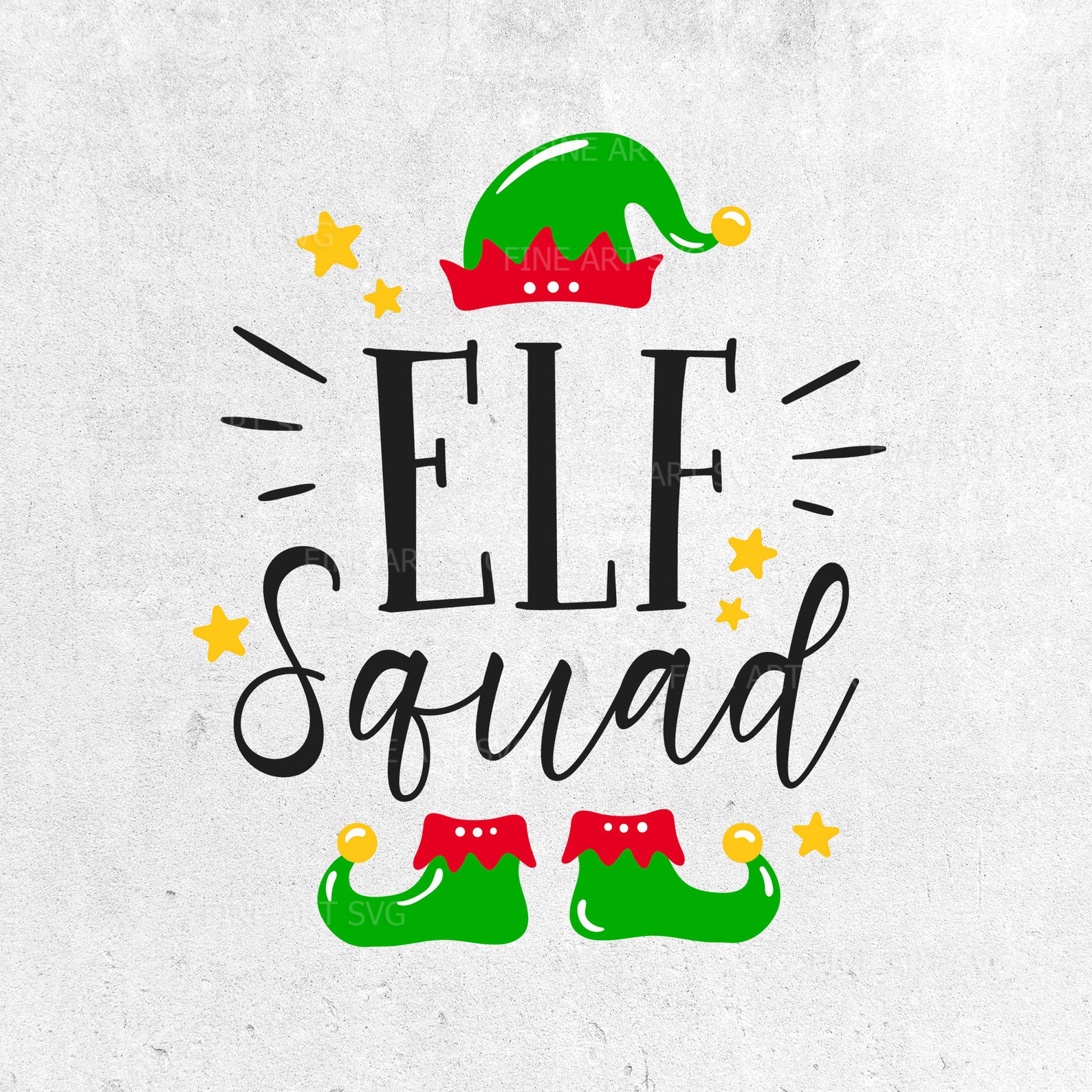 Elf Squad Svg File Elf Svg Christmas Svg Christmas Shirt Etsy