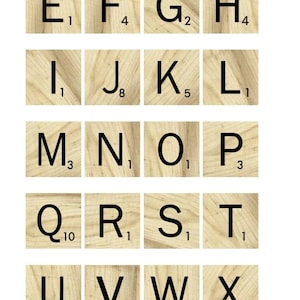 Scrabble Tiles, Large Scrabble Tiles, Wall Tiles,scrabble,farmhouse ...