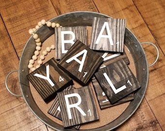 Large Scrabble Tiles - Etsy
