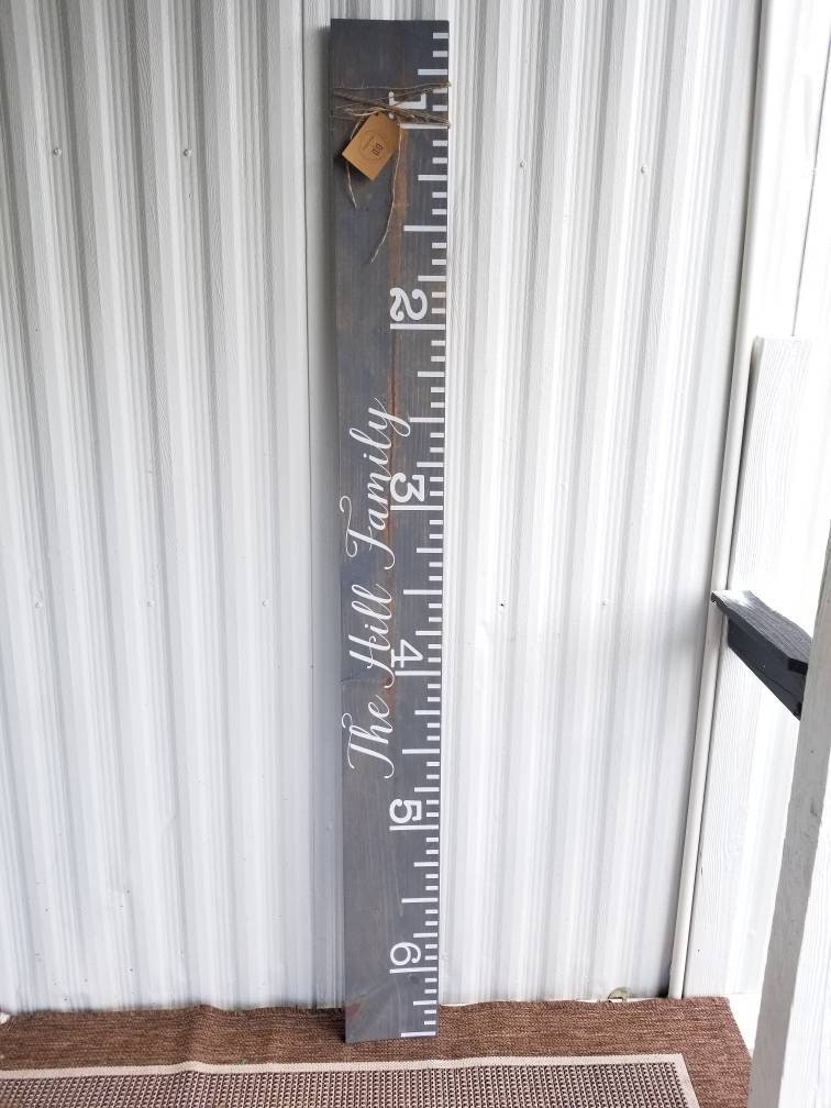 Giant Measuring Stick//growth Chart//family Growth Chart//kids Growth ...