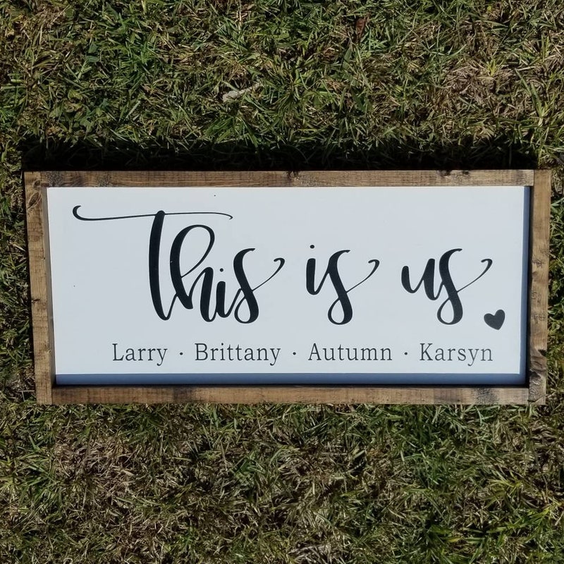 This is Us Wood Sign - Etsy