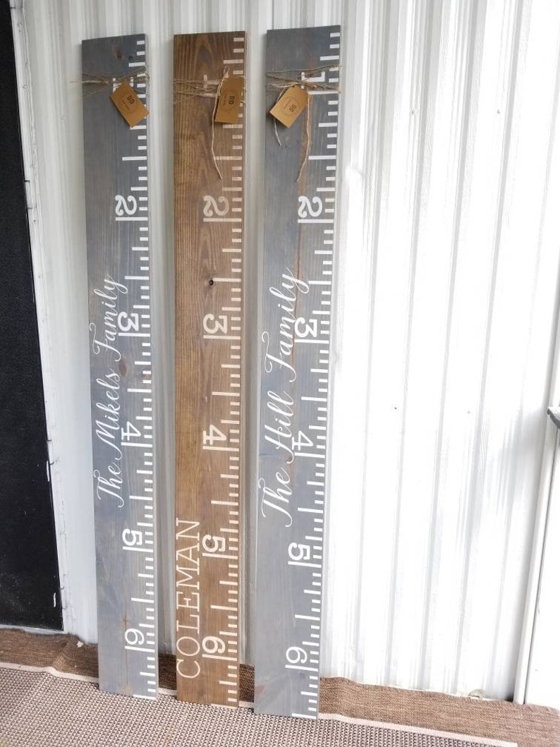 Giant Measuring Stick//growth Chart//family Growth Chart//kids Growth ...