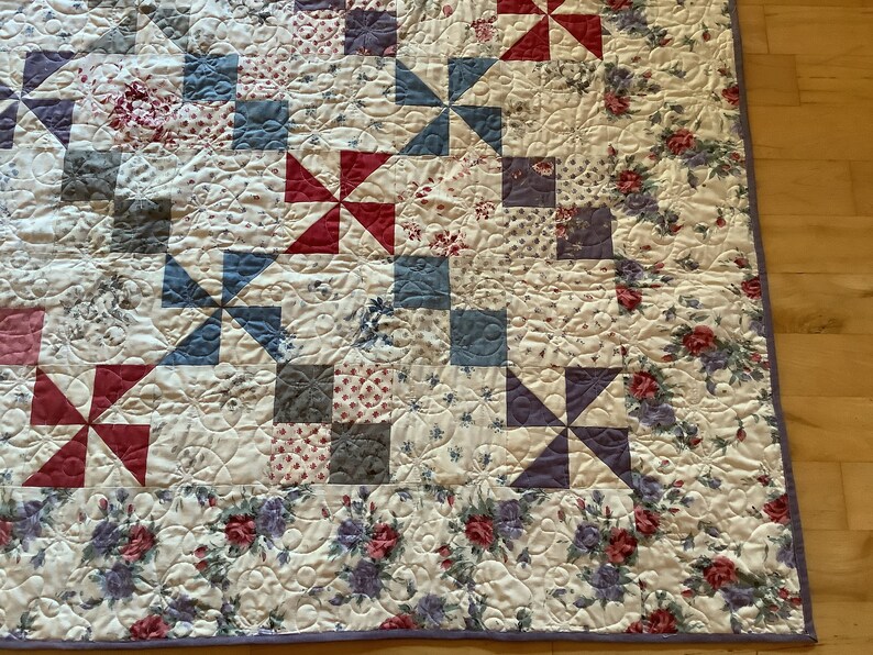 Moda Patchwork Quilt With 20 Coordinating Fabrics Floral - Etsy
