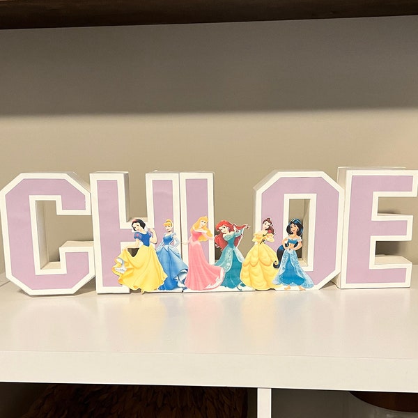 Princess Letters - Etsy
