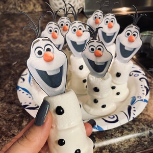 Olaf Marshmallow Pop *instant Download - Etsy