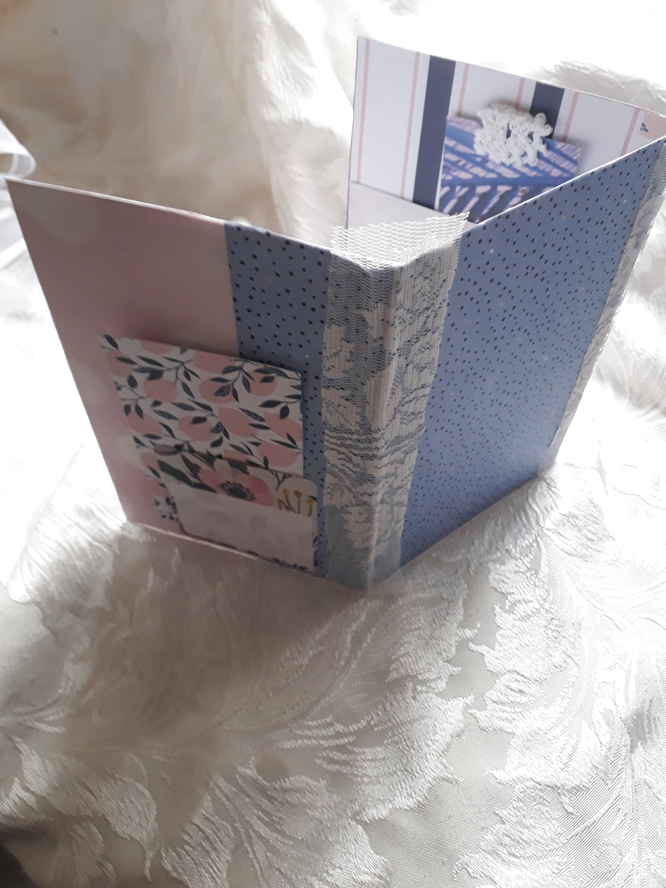 Pink and Blue 3 Piece Journal Set. Travellers Notebook Size Junk ...