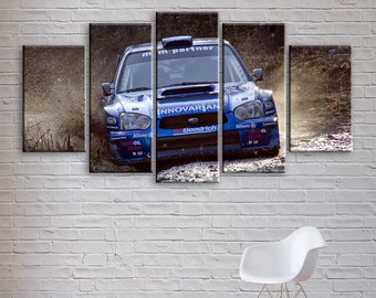 Rally Car Wall Art | Etsy