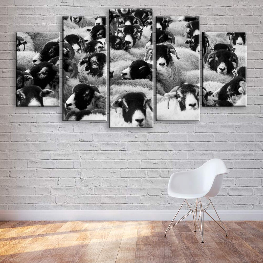 Framed Rams 5 Panel Canvas 5 Piece Canvas Multi Panel - Etsy UK