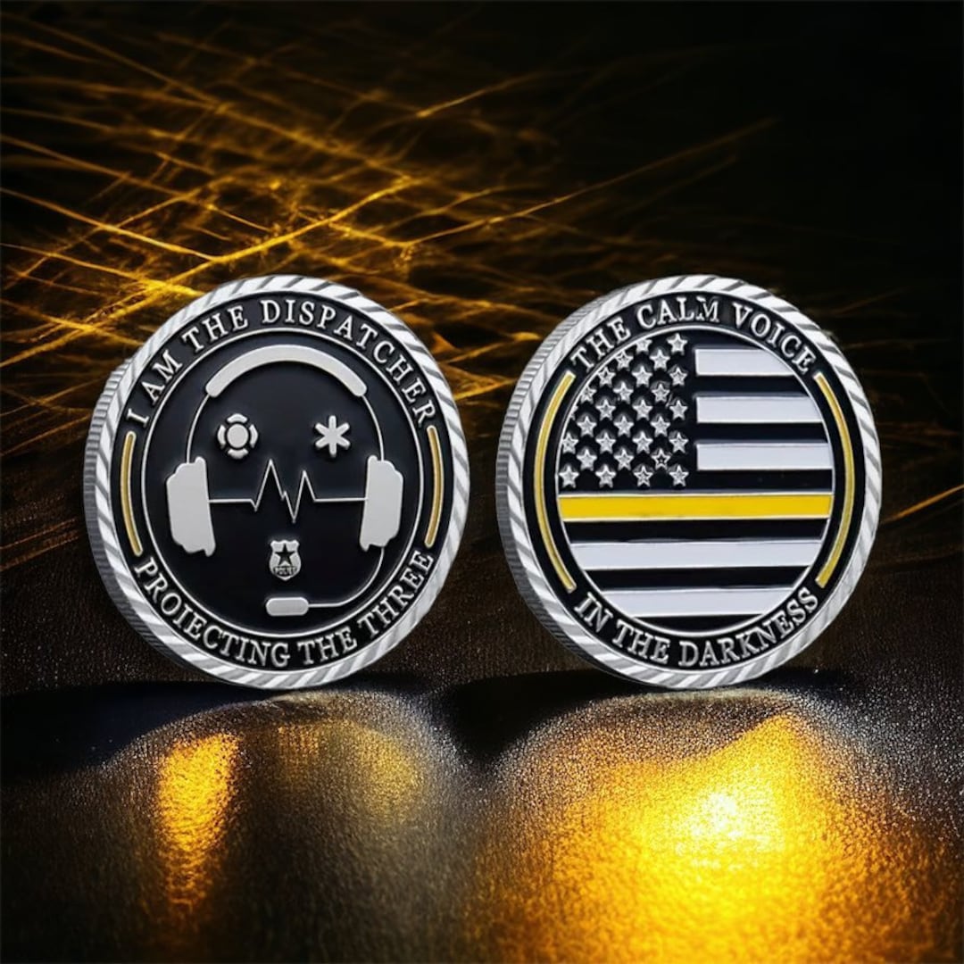 911 Dispatcher Challenge Coin - Etsy