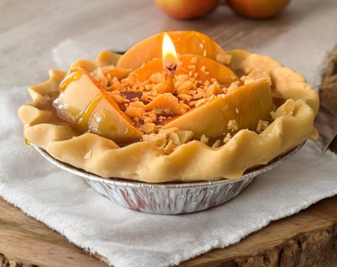 Apple Pie Candle, Fall Candle, Thanksgiving Table Decor, Autumn Candle ...