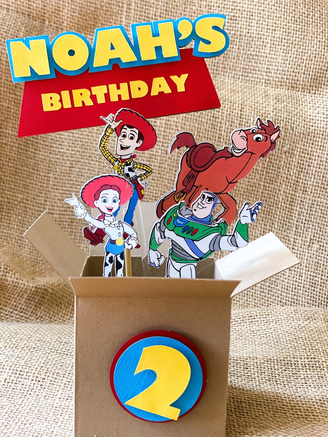 Toy Story Cake Topper | Toy Story Topper | Toy Story Theme | Cake ...