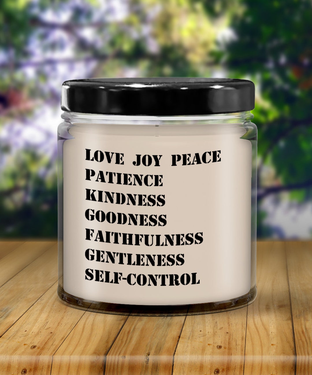 Fruit of the Spirit Candle, Faith Gift for Christian Friends Coworkers ...