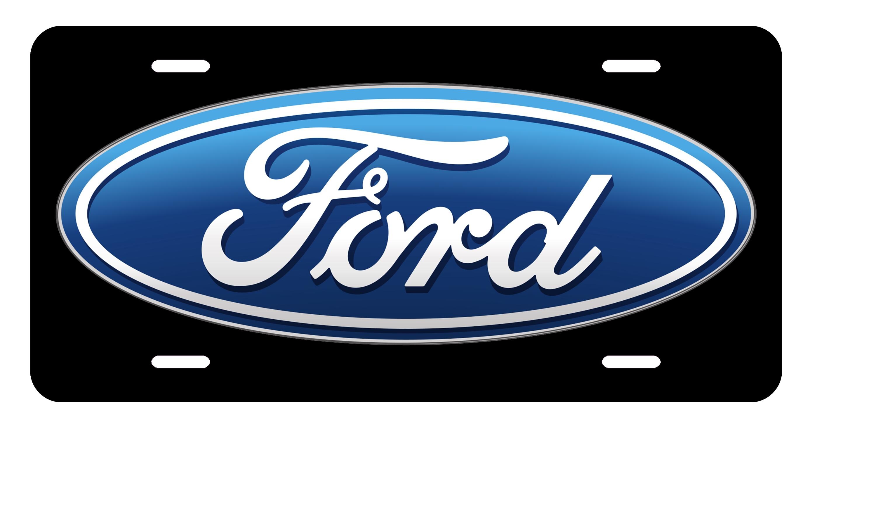 Ford Emblem | Classic Car Logo | Custom Aluminum License Plate - Etsy