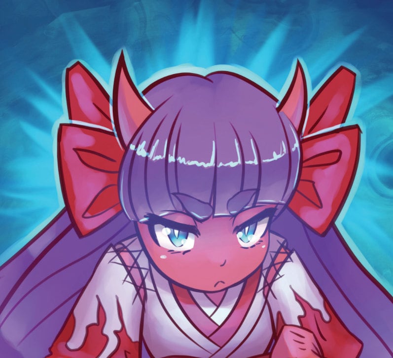 Chibi Oni Psychic Holographic Poster - Etsy