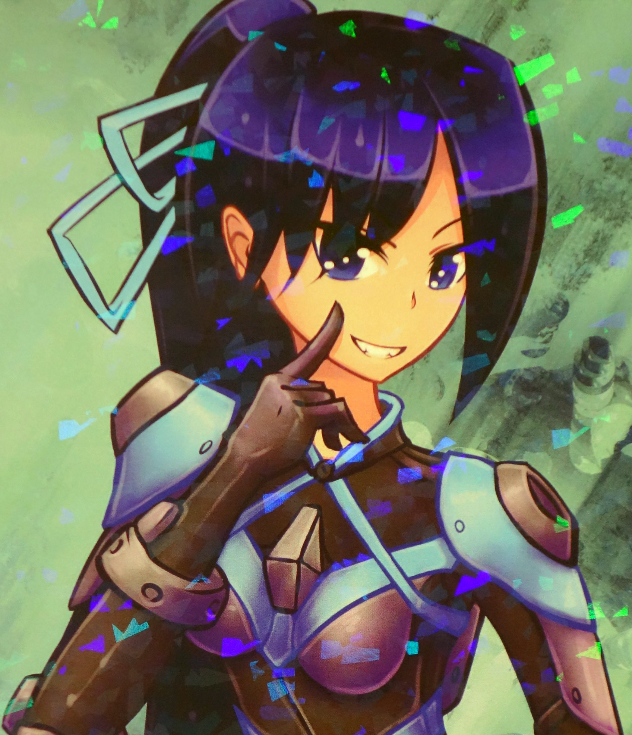 Anime Mecha Pilot Holographic Poster - Etsy