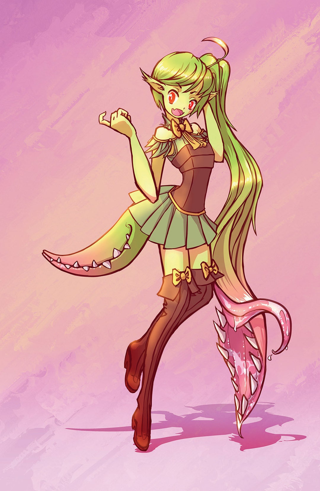 Plant-girl Devourer Holographic Poster - Etsy