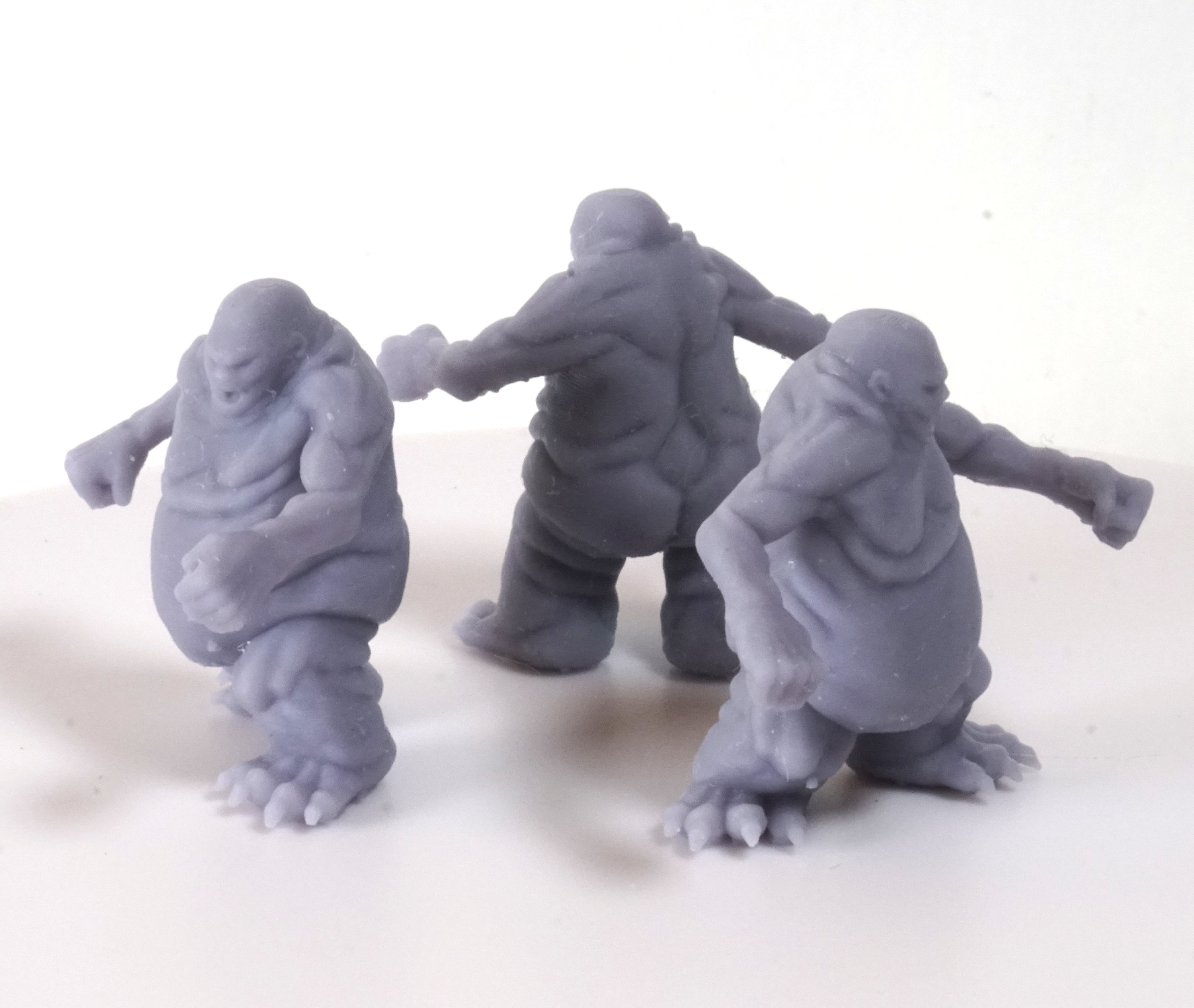 Mane Demon Unpainted 3d Print Mini - Etsy
