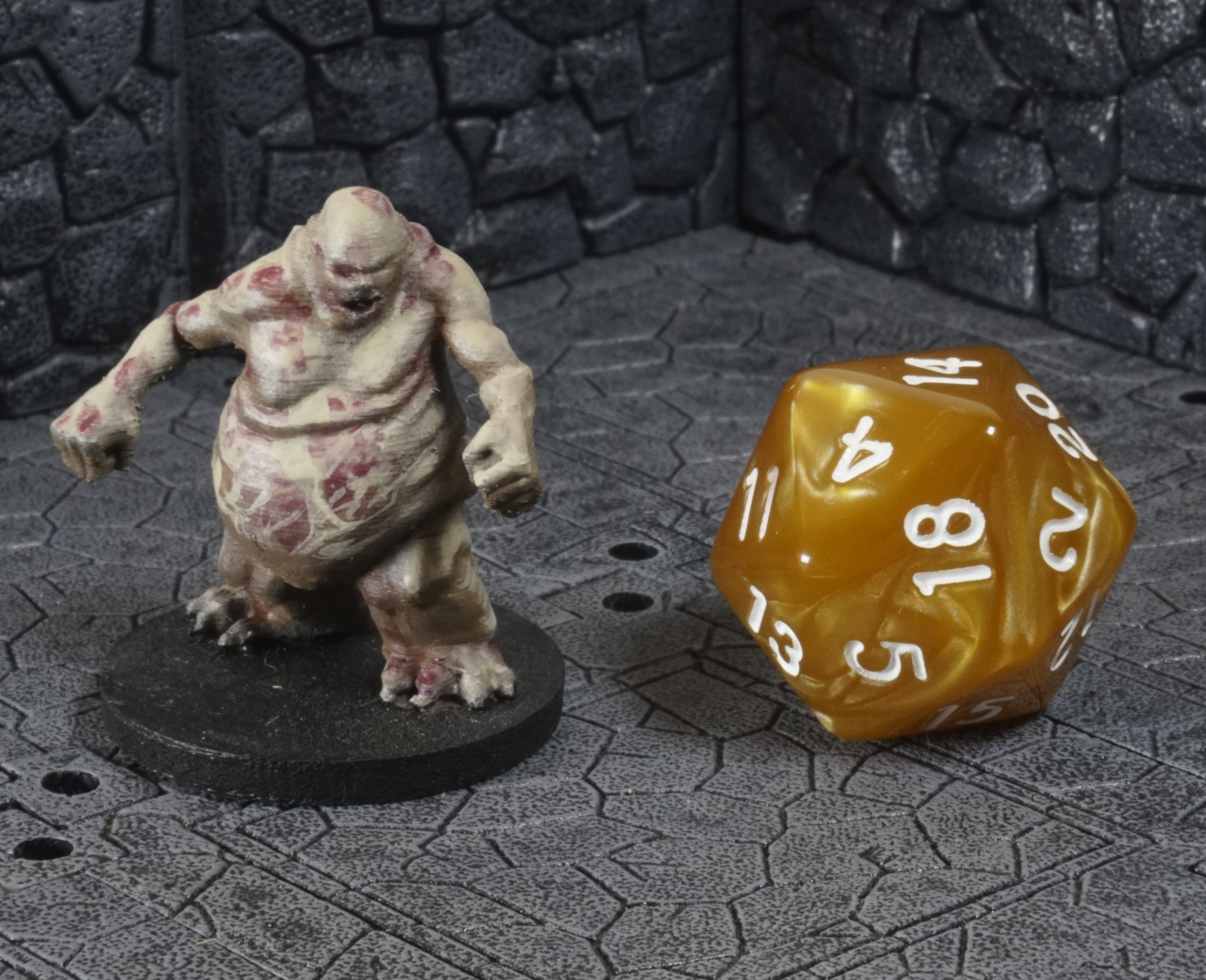 Mane Demon Unpainted 3d Print Mini | Etsy