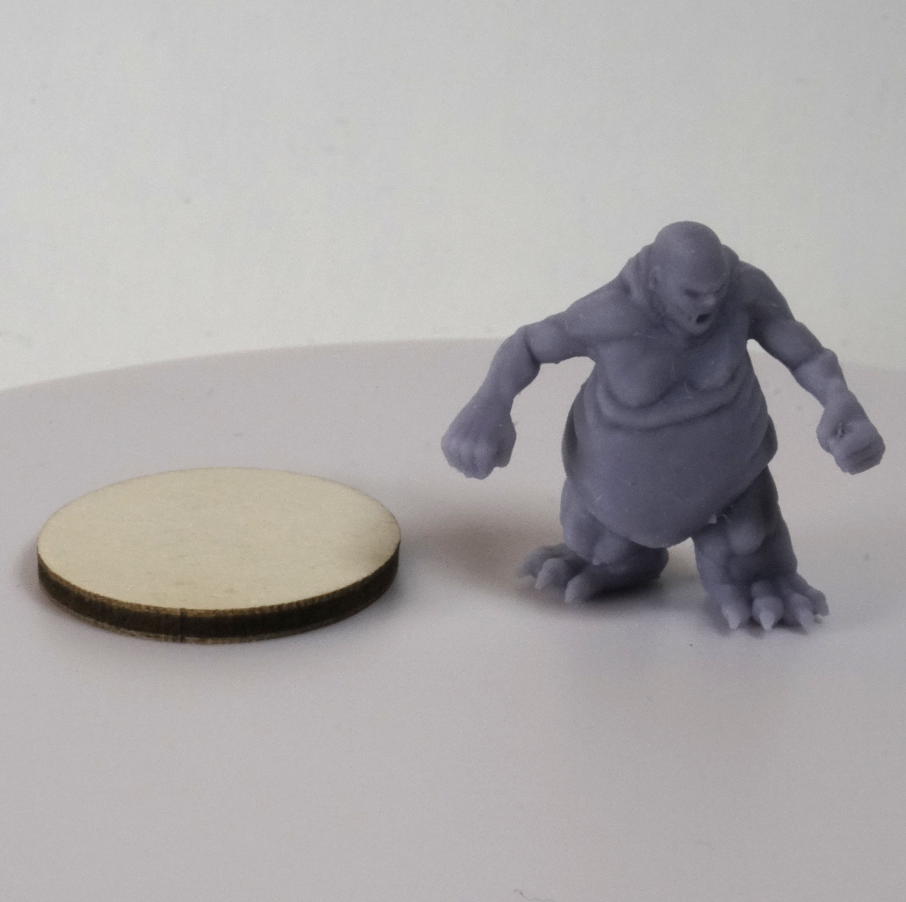 Mane Demon Unpainted 3d Print Mini | Etsy
