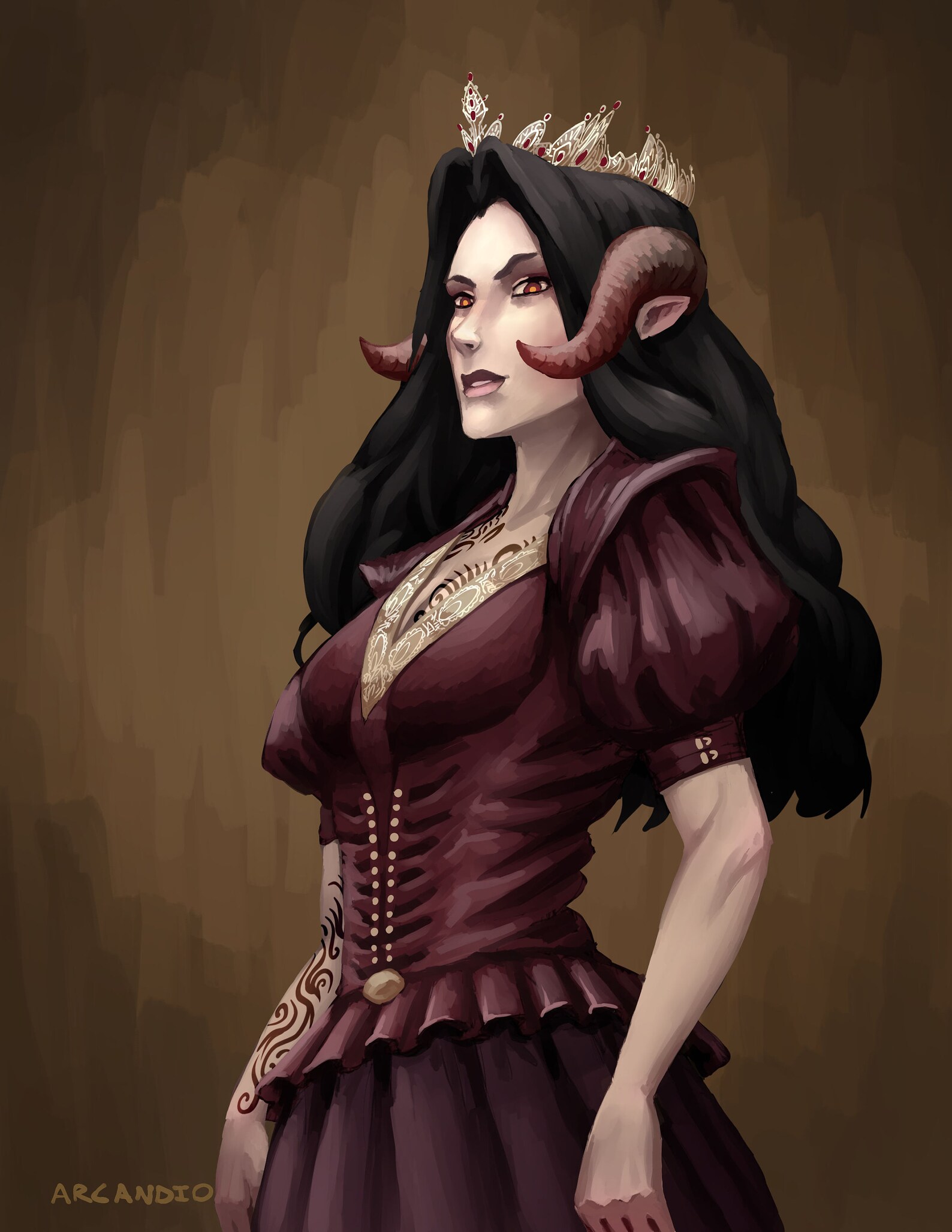 Painterly Character Portrait Commission (digital) - Etsy