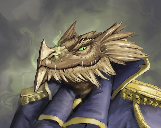 Painterly Character Portrait Commission digital - Etsy