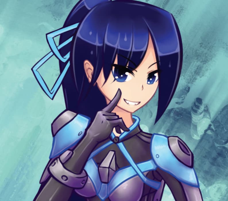 Anime Mecha Pilot Holographic Poster - Etsy