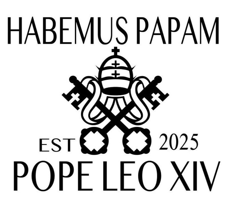 Habemus Papam, Pope Leo Xiv Svg and Png Digital File - Etsy