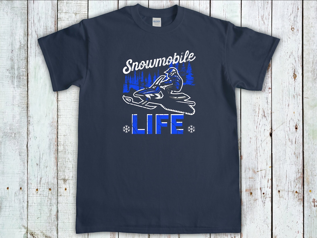 Snowmobiler Shirt, Snowmobile Life, Snow Sport, Sledding T-shirt ...