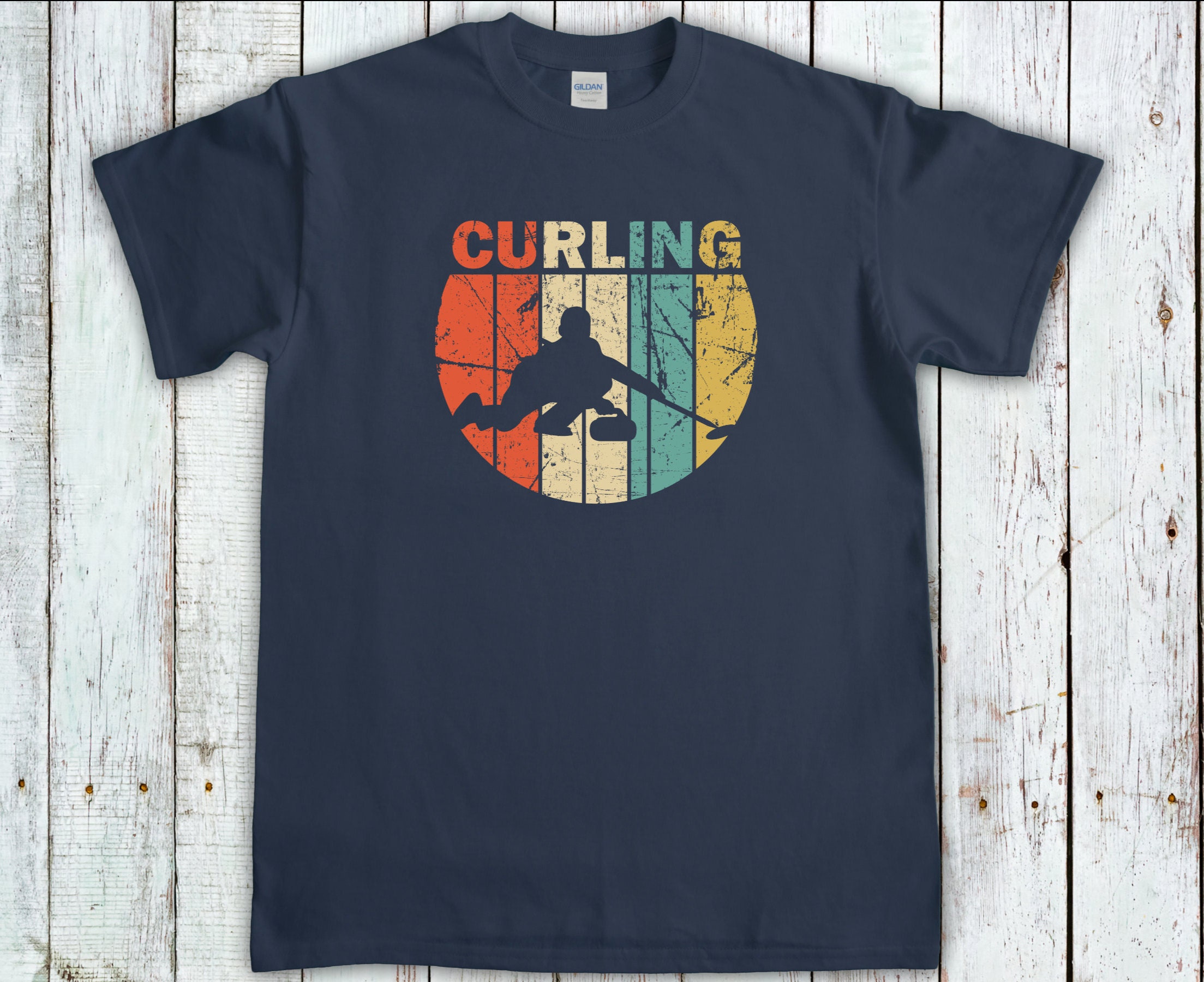 Curling Shirt, Curling Lover Gift, Curler T-shirt, Curling Sport Gift ...