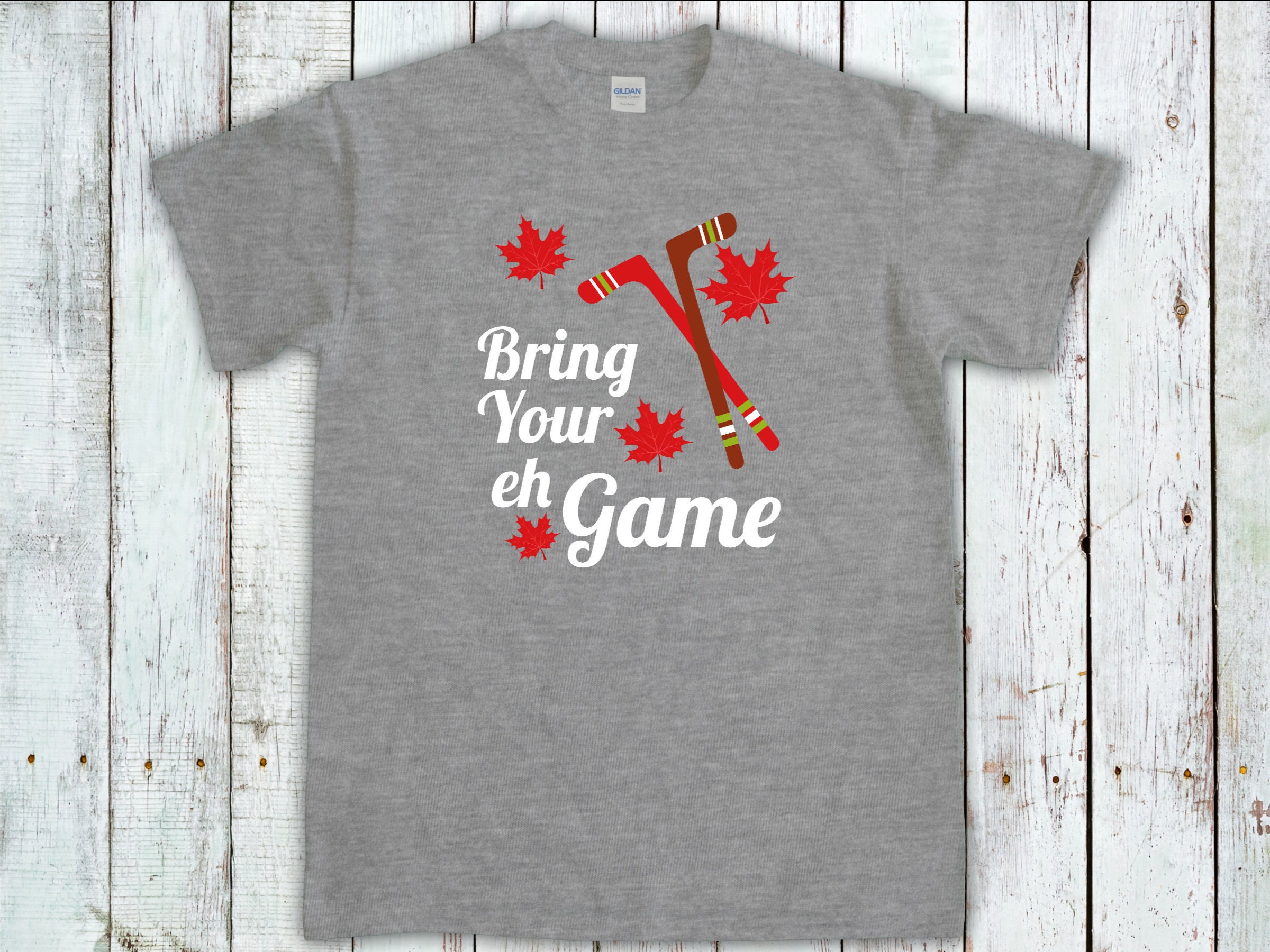 Canadian Shirt, Bring Your Eh Game Canada Hockey, Canadian Pride ...