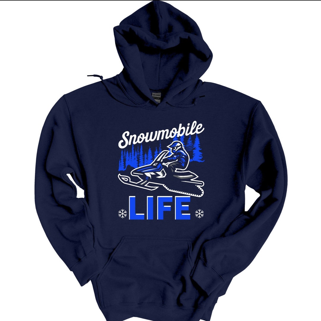 Snowmobile Hoodie, Sledding Hoodie, Snowmobile Gift, Snow Sport ...