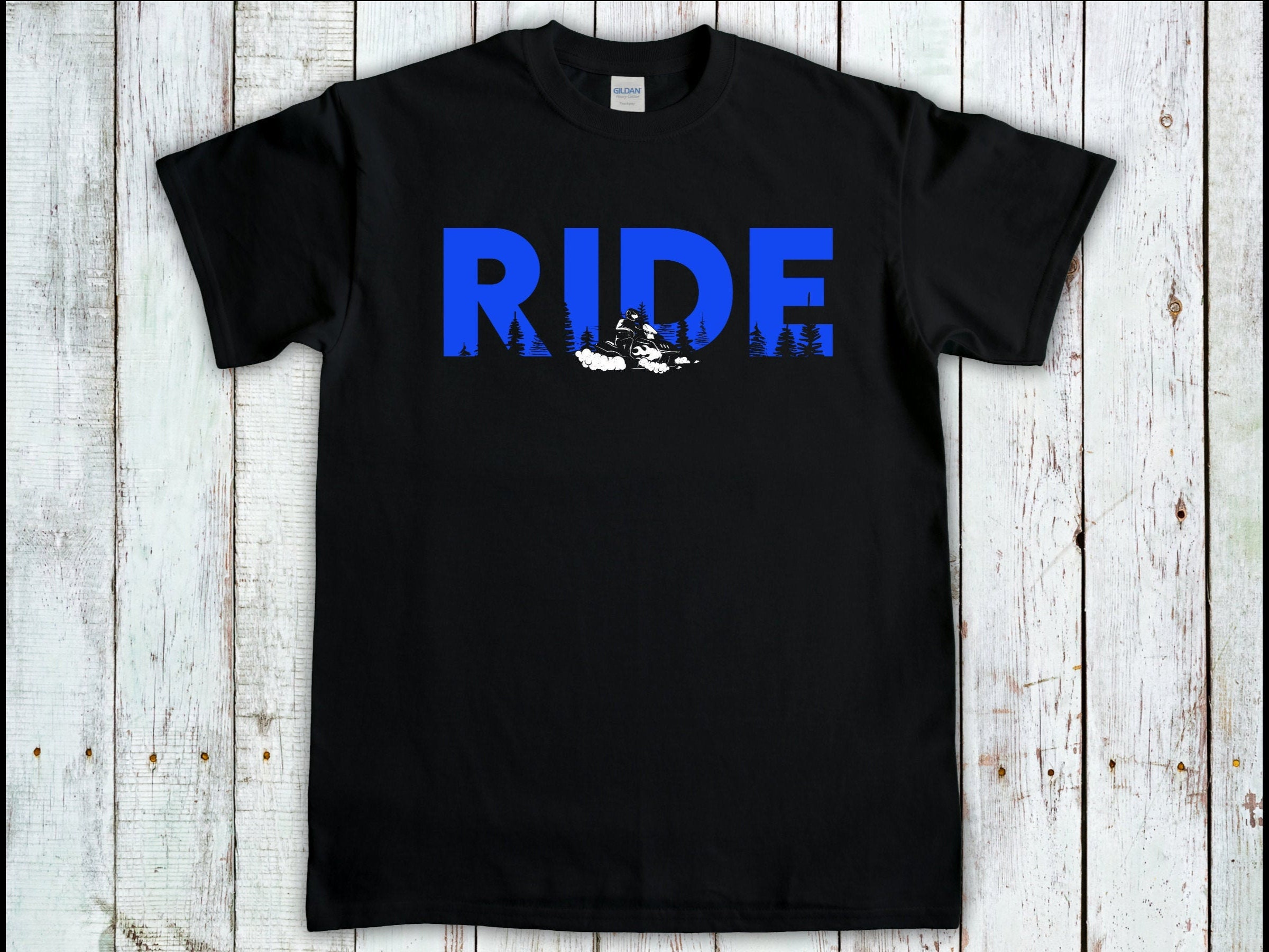 Snowmobile Shirt Ride Snow Sport Sledding T-shirt Winter - Etsy Canada