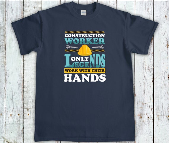 Construction Shirt Funny Construction Worker T-shirt Builder | Etsy