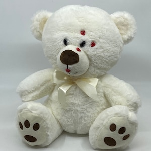 Snowball | Therapeutic Bear | Emotional Support |tapping Teddy ...