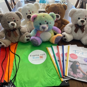 Buttercup | Therapeutic Bear | Emotional Support |tapping Teddy | Weighted Bear | Anxiety Bear ...