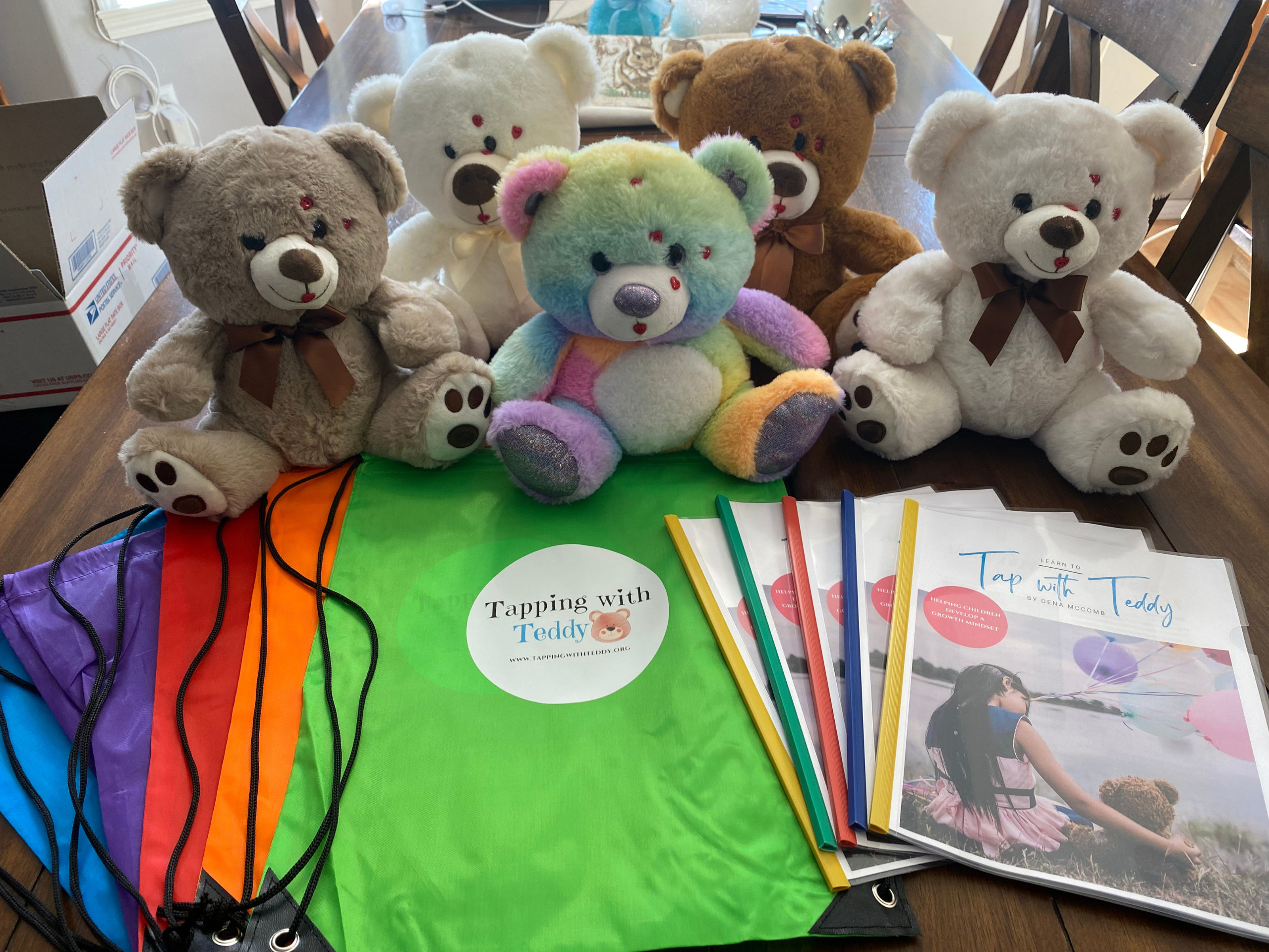 Buttercup Therapeutic Bear Emotional Support tapping Teddy Weighted ...