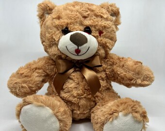 Snowball Therapeutic Bear Emotional Support tapping Teddy - Etsy