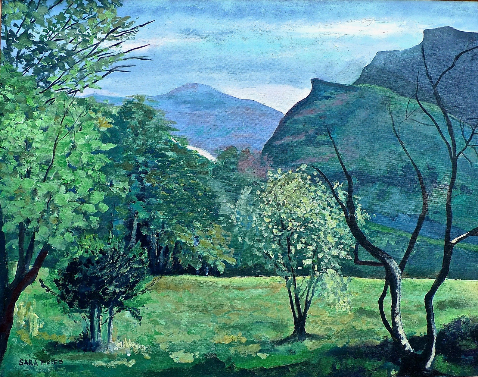 Welsh Landscape Print on Canvas - Etsy